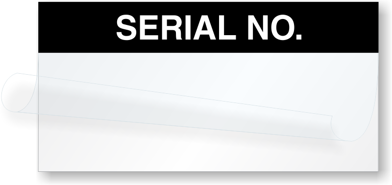 Serial Number Labels, Inspection Labels, Calibration Labels