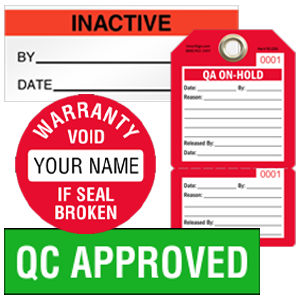 Rejected Quality Control Labels | Custom Rejected Labels