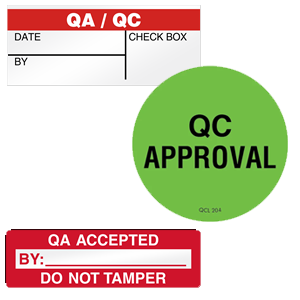 Rejected Quality Control Labels | Custom Rejected Labels