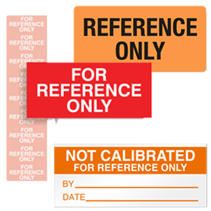 For Reference Only Labels, Custom Special Condition Labels