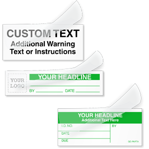 For Reference Only Labels, Custom Special Condition Labels